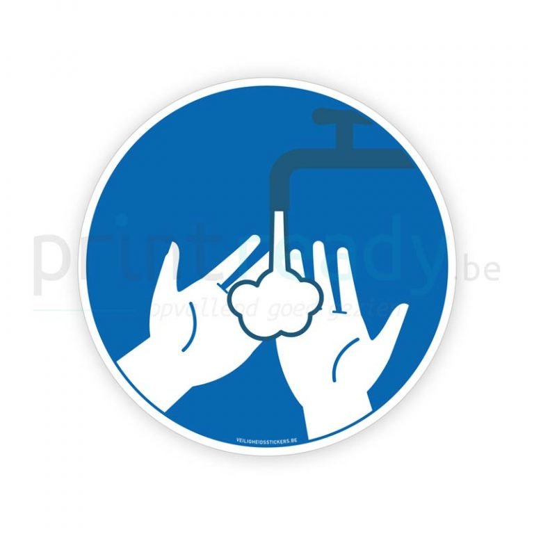 Handen wassen | PrintReady.be