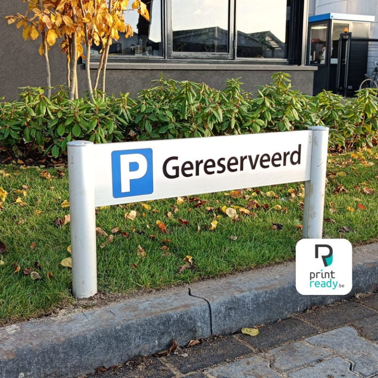Console Parkeerbord met logo laten maken 24/7 bestellen